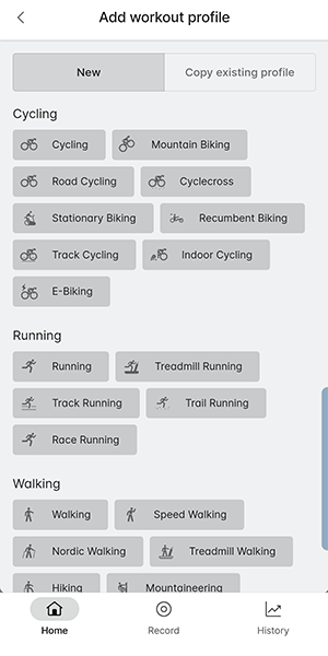 Workout Profiles [Wahoo app] – Wahoo Fitness Support