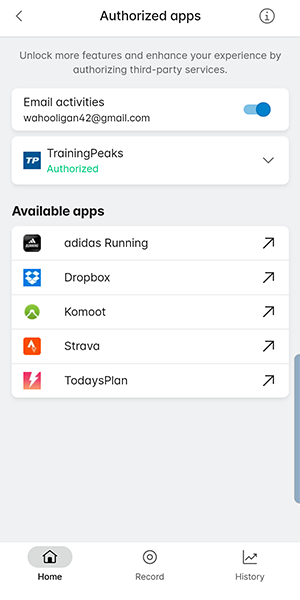Authorized Apps [Wahoo app] – Wahoo Fitness Support