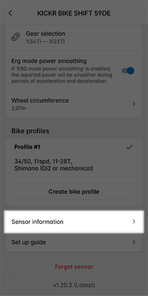 Sensor management [Wahoo app] – Wahoo Fitness Support