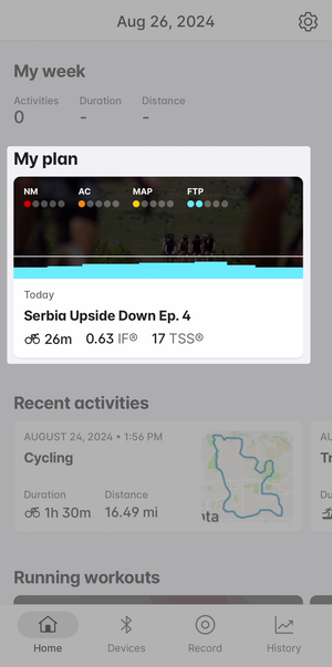 Planned workouts in the Wahoo app – Wahoo Fitness Support