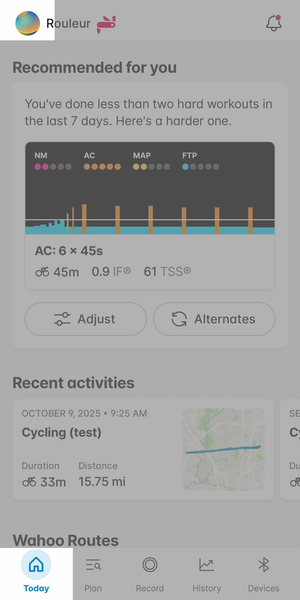 Workout Profiles [Wahoo app] – Wahoo Fitness Support